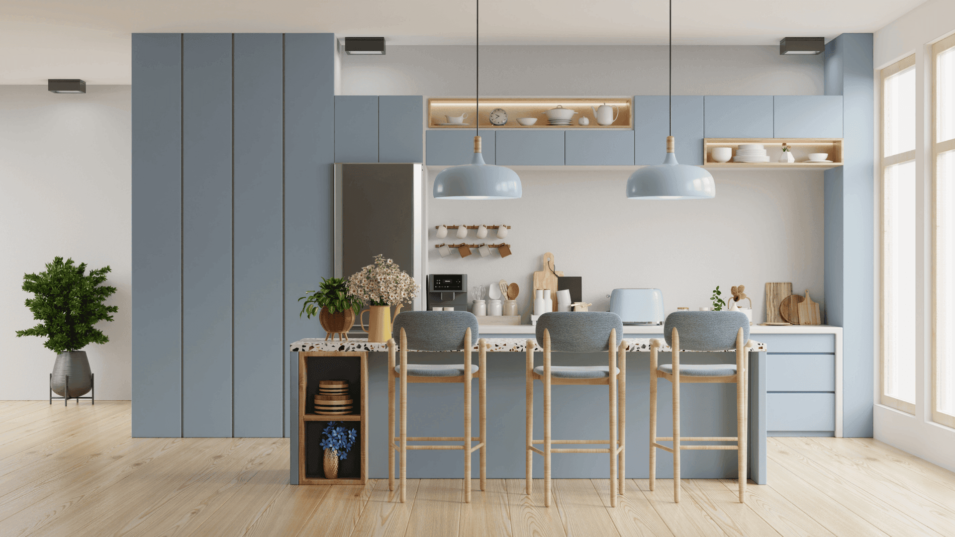 10 Dreamy Pastel Blue Kitchen Ideas for a Modern Look