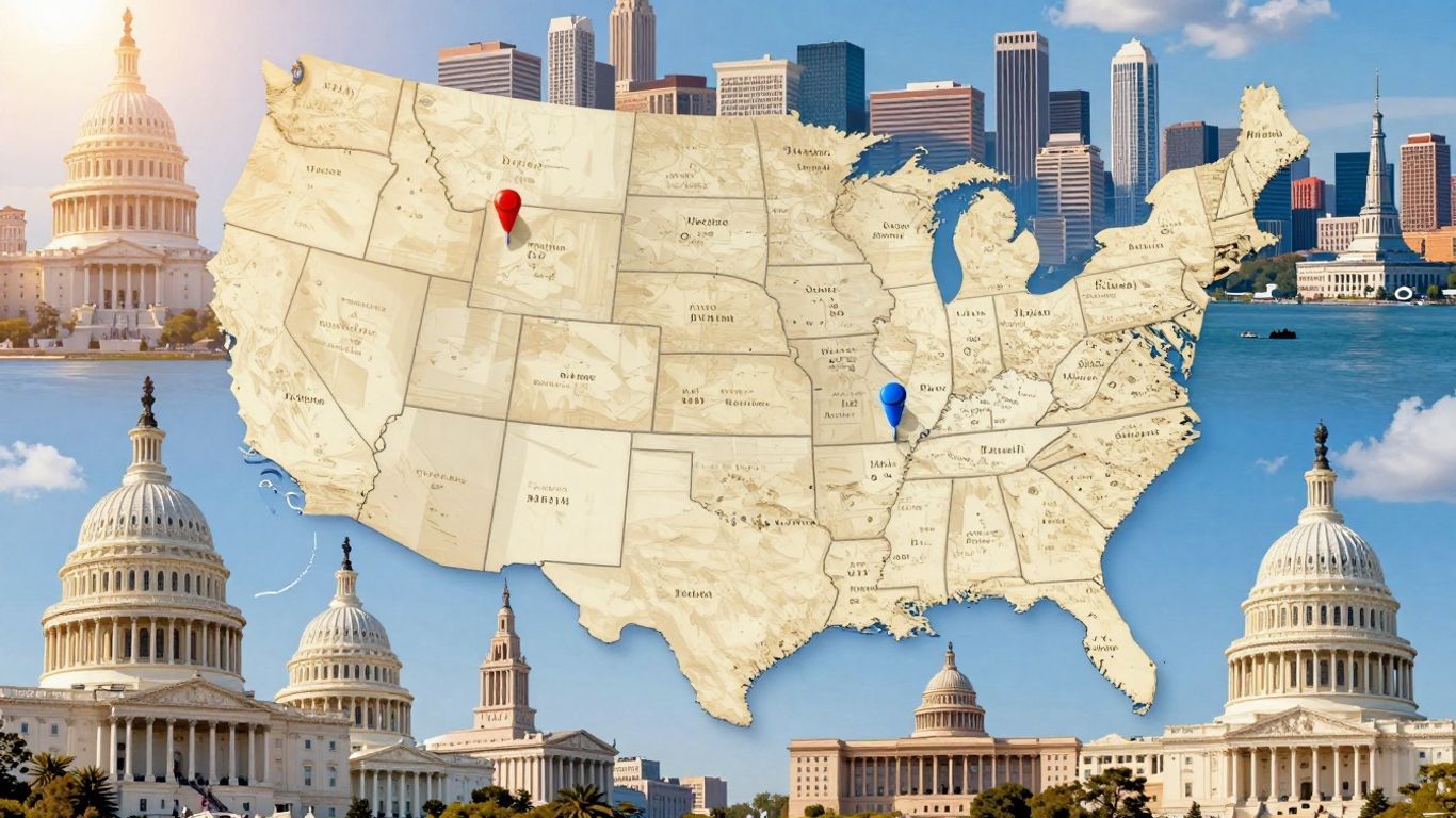 Explore the USA: Your Interactive American Capital Cities Map Guide