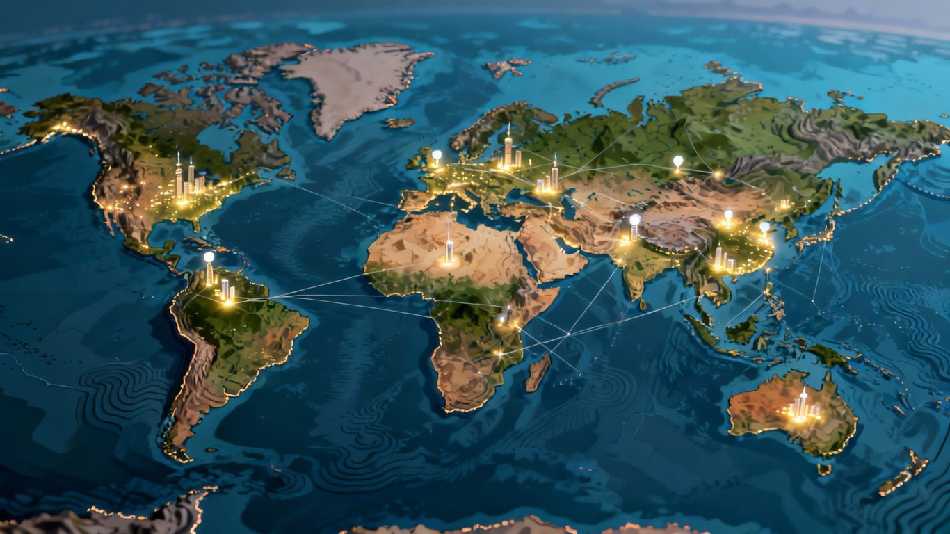 Explore the Globe: Your Ultimate World Map with Cities Guide