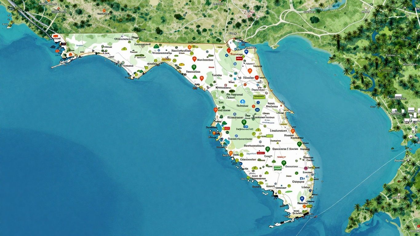 Interactive Cities in Florida Map: Explore Towns and Attractions